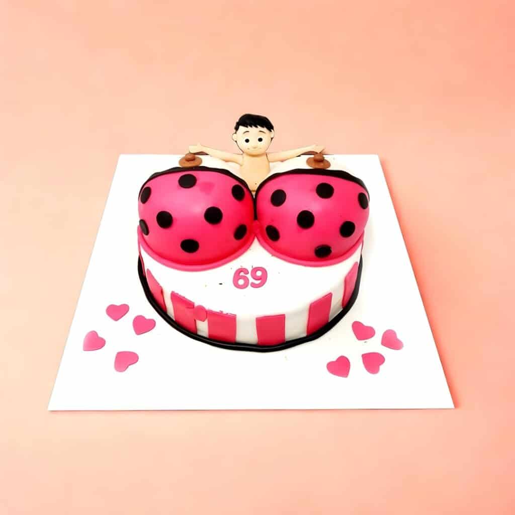 Open Bra Bachelor Party Cake Chennai – Cake Square